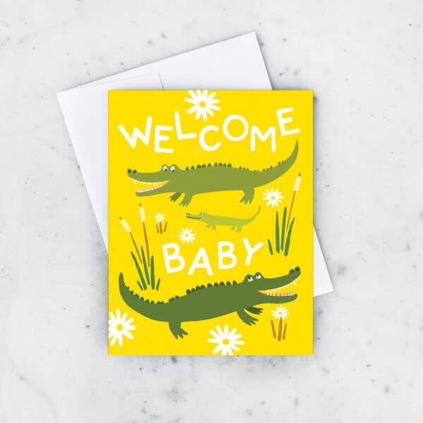Gator Baby Card – Front and Company: Gifts