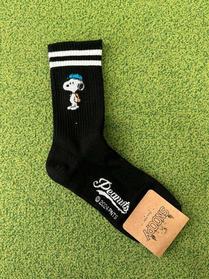 Peanuts Variety Snoopy 2Line Crew Ankle Socks